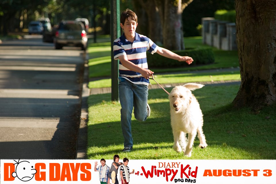 Diary of a Wimpy Kid: Dog Days in Theaters Tomorrow! + Dog Days Prize ...