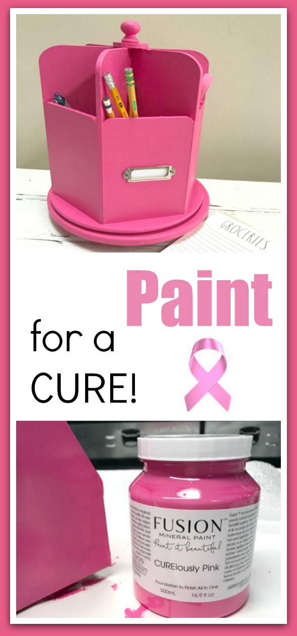 Pretty Pink Desk Organizer