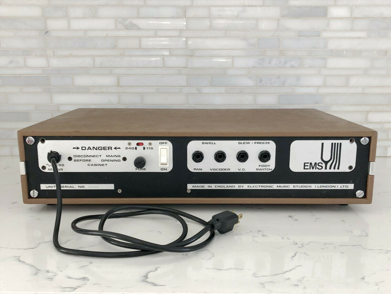 MATRIXSYNTH: EMS Vocoder 2000 SN 12066