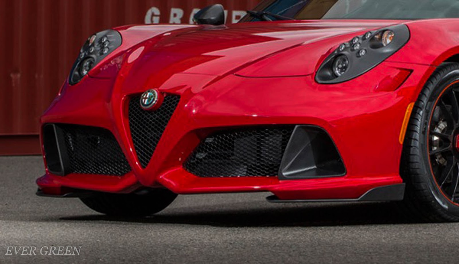 EVERGREEN Blog: Alfa Romeo 4C Zender aero kit