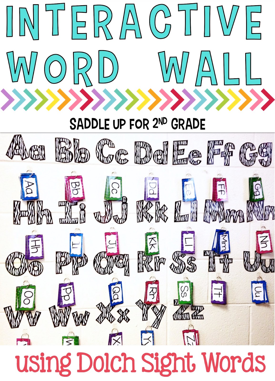Monday Made It: Interactive Word Wall - Saddle up for Second Grade
