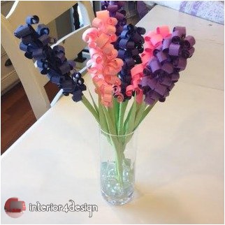 DIY Swirly Paper Flowers - Interior4desigN