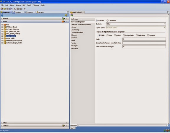 Akash Apps DBA corner: Oracle data Integrator Tutorial --- Part 2 -- (Repositories)