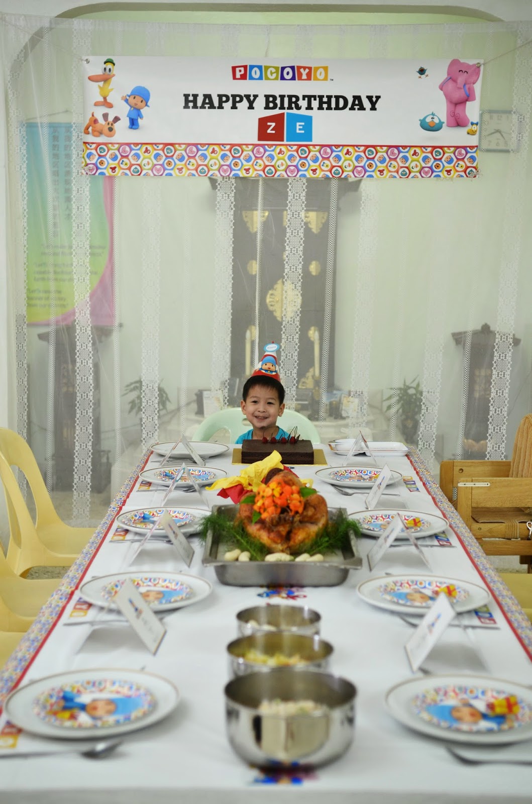Tee's Little Corner: Little Ze’s 4th Pocoyo themed Birthday Party