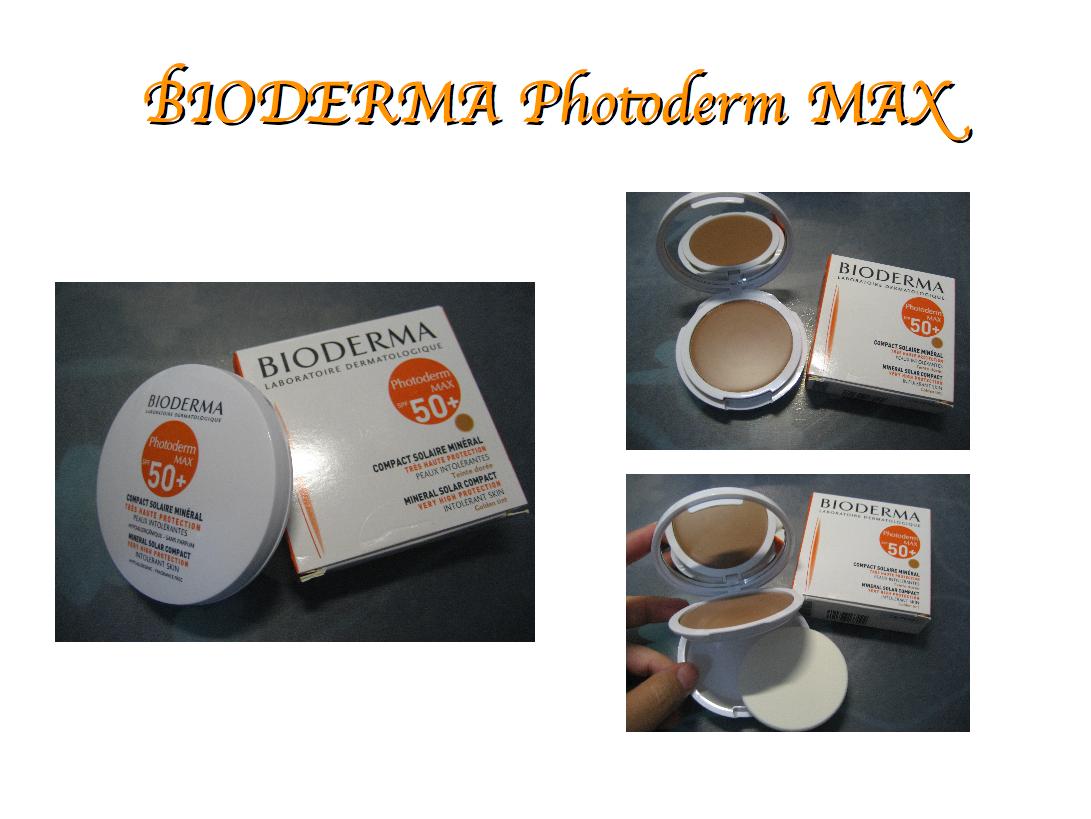 Beauty And The City: Photoderm Max Compact SFP50+ de Bioderma