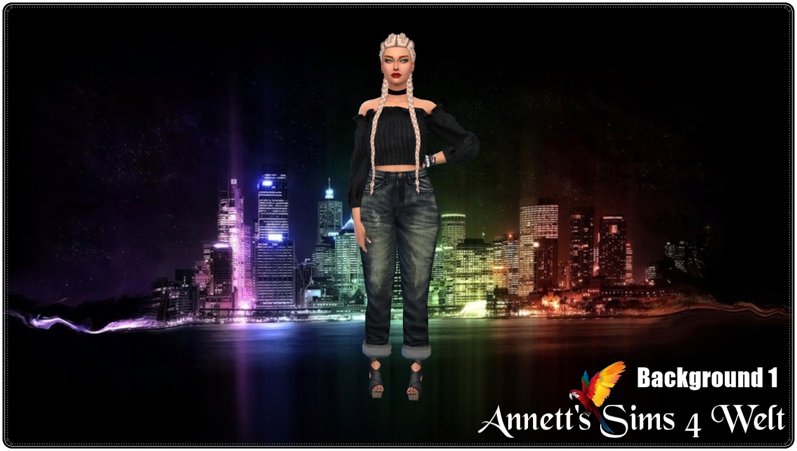 Annett's Sims 4 Welt: CAS Backgrounds "Town"