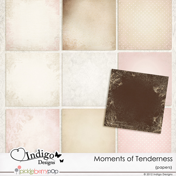 Indigo Designs: New Collection "Moments of Tenderness" and Freebie