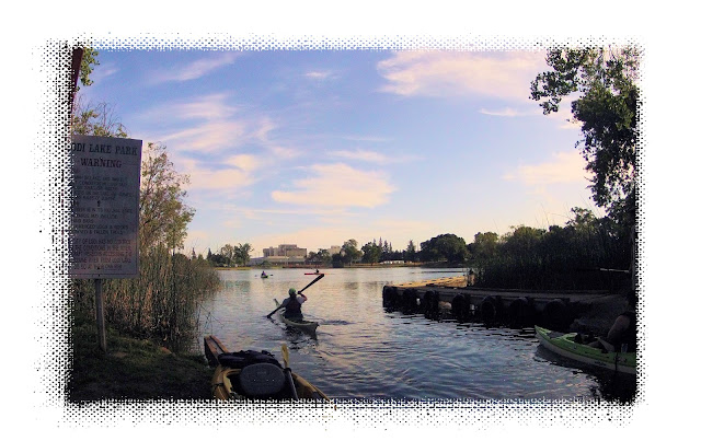 Kayaking the California Delta: Lodi Lake - Lodi Paddle Club Sunset Paddle