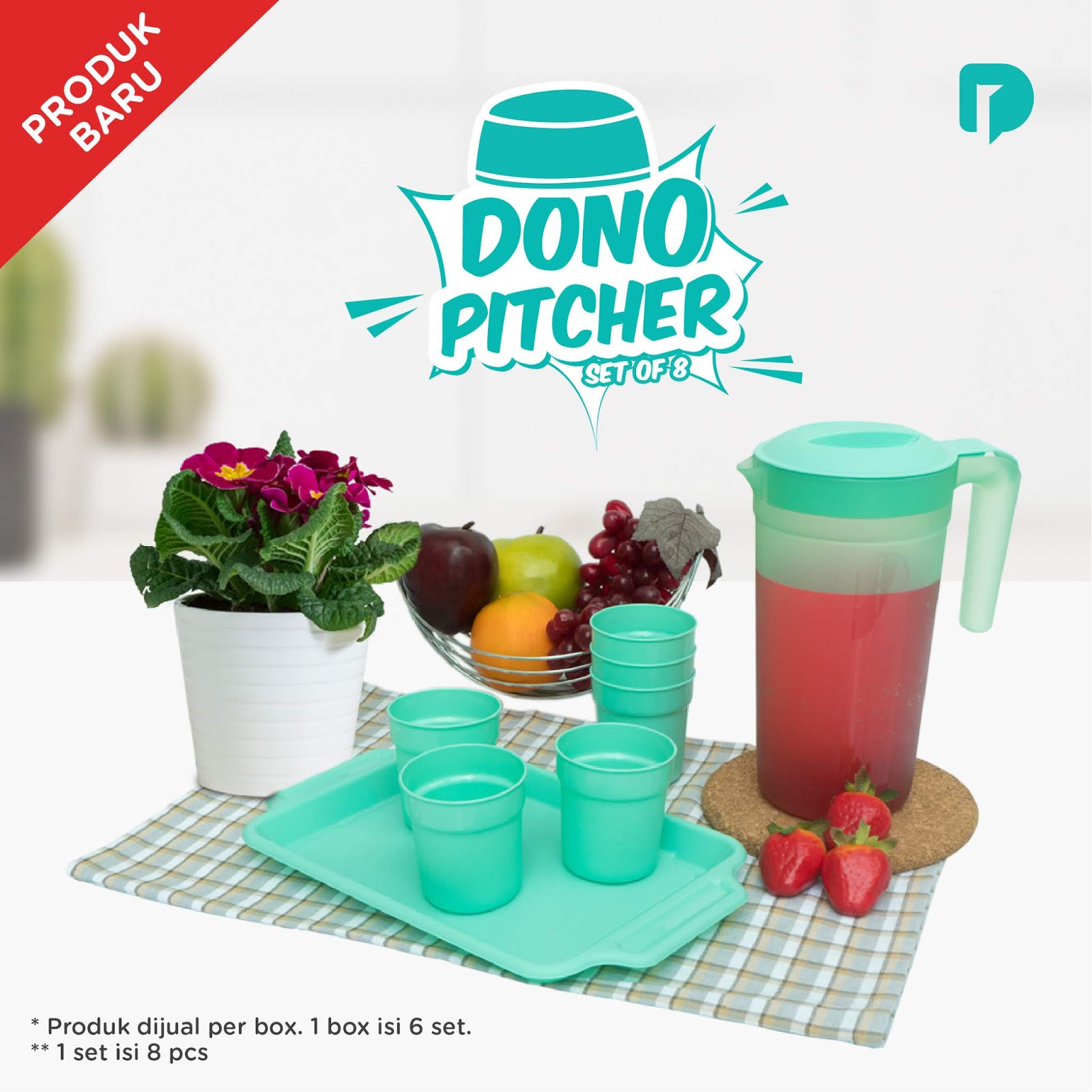 Technoplast Dono Pitcher Set Of 8