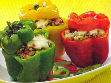 Chiles morrones rellenos | Recetas Y Mas MX