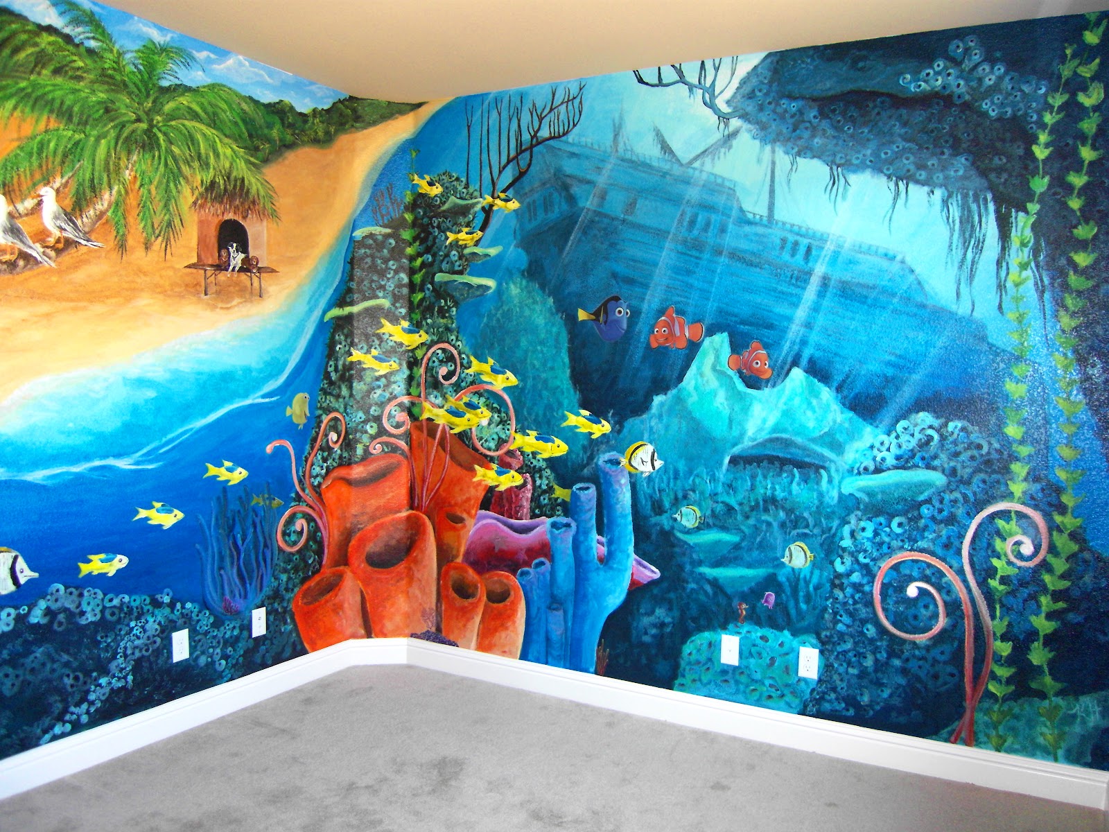 Custom Art by Kristin Hartman: Residential Murals