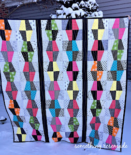 something rosemade: The Last Quilt of 2017: Splash of Color Quilt is ...