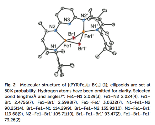 An iron(II) hydride complex of a ligand with two adjacent β ...