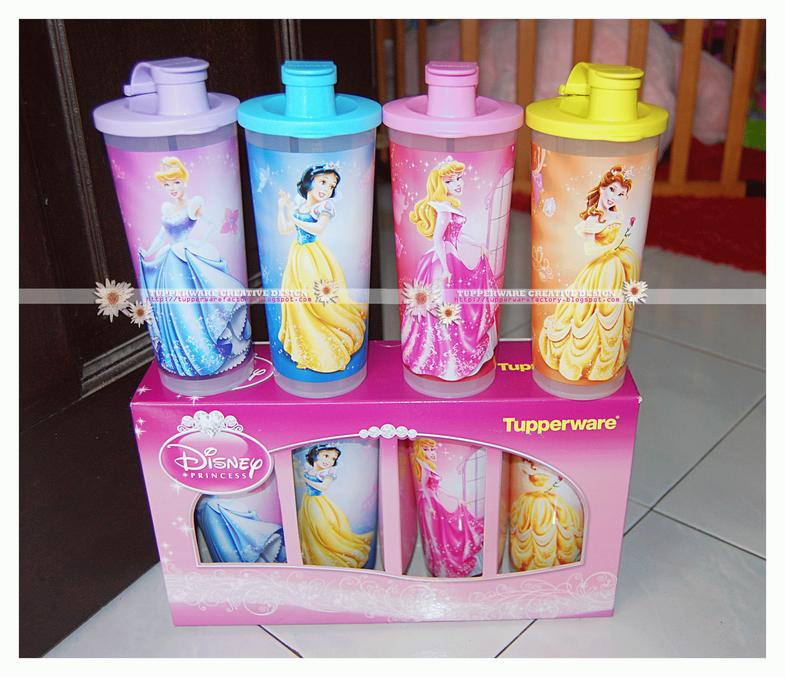 TUPPERWARE CREATIVE DESIGN: HOT SELLING ~ DISNEY PRINCESS TUMBLER