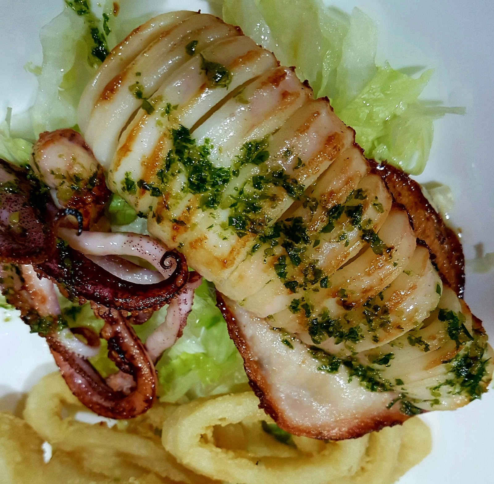 Cocina Basica y Fresca: CALAMAR AL AJILLO Y CALAMAR ROMANA CBF@