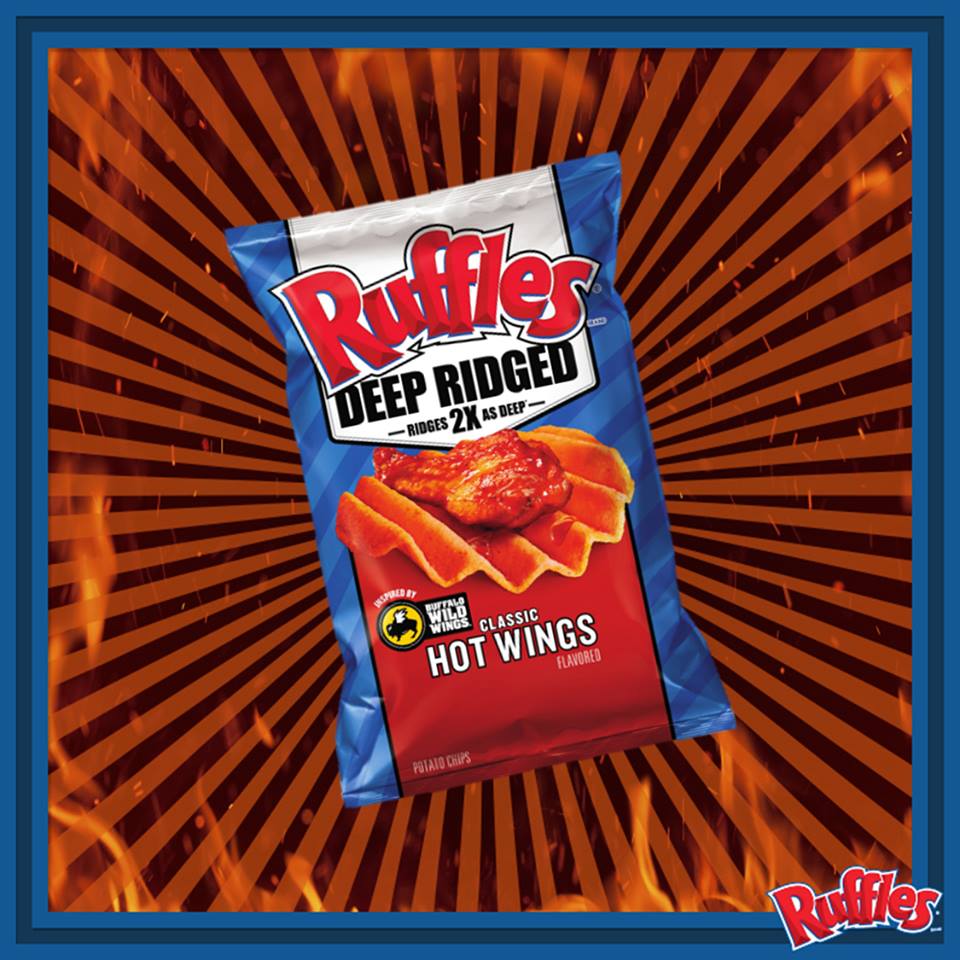 News: Frito-Lay - New Buffalo Wild Wings Flavored Deep Ridged Ruffles