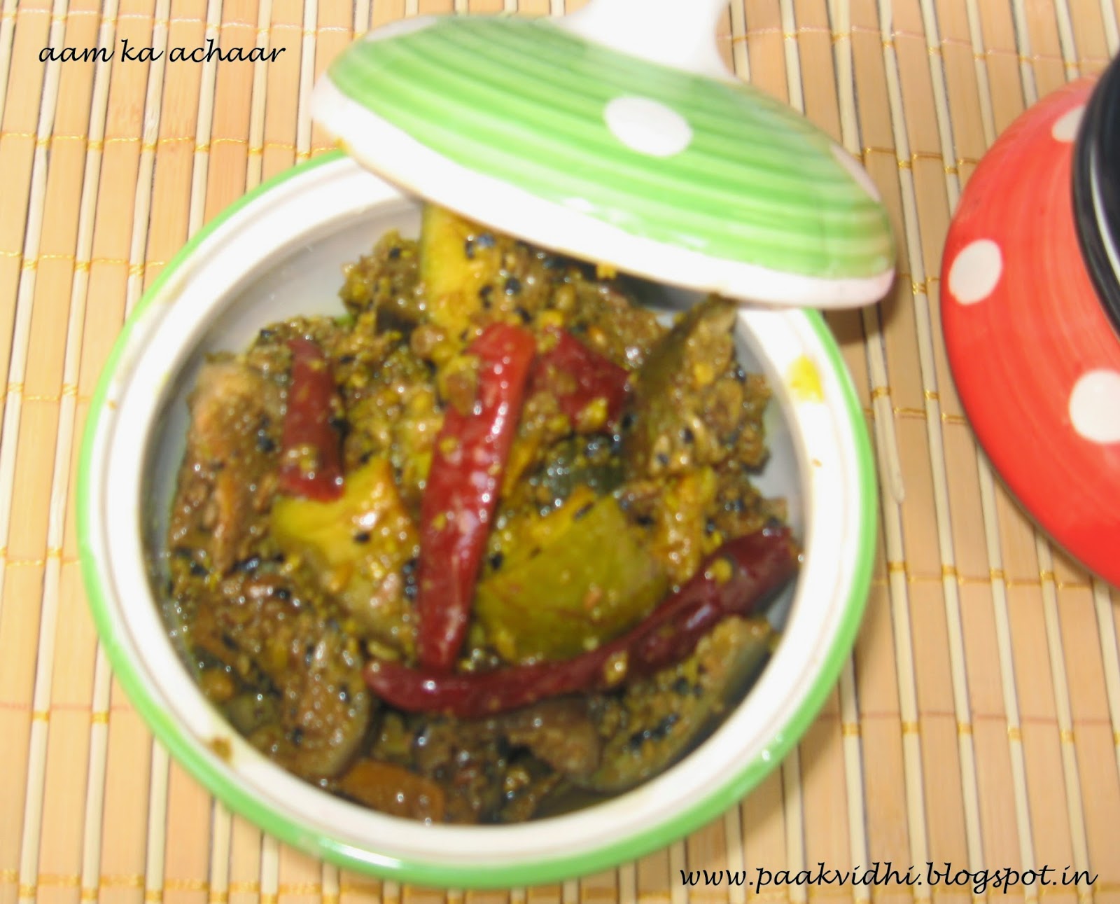 AAM KA ACHAAR /MANGO PICKLE |PAAKVIDHI