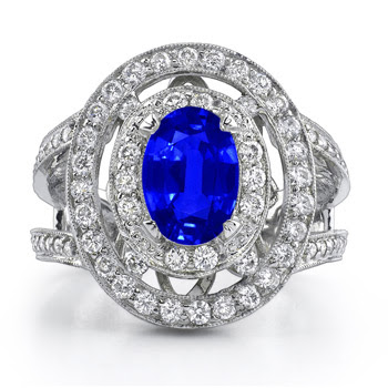 Kristine Blogs new: Blue Sphere Diamond And Topaz Rings