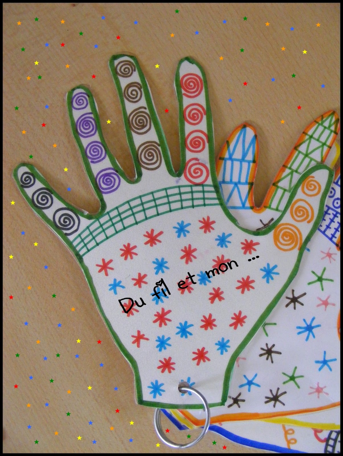 Du fil et mon cartable : Atelier graphisme MAINS coin accueil ...