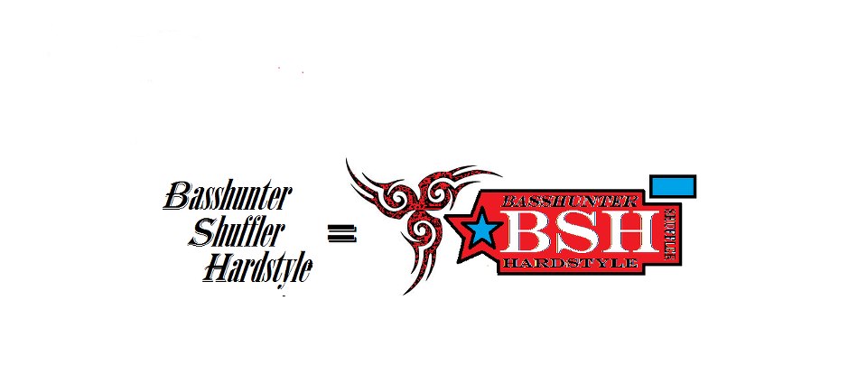 SHUFFLE SELAMANYA: LOGO BSH:-basshunter shuffler hardstyle