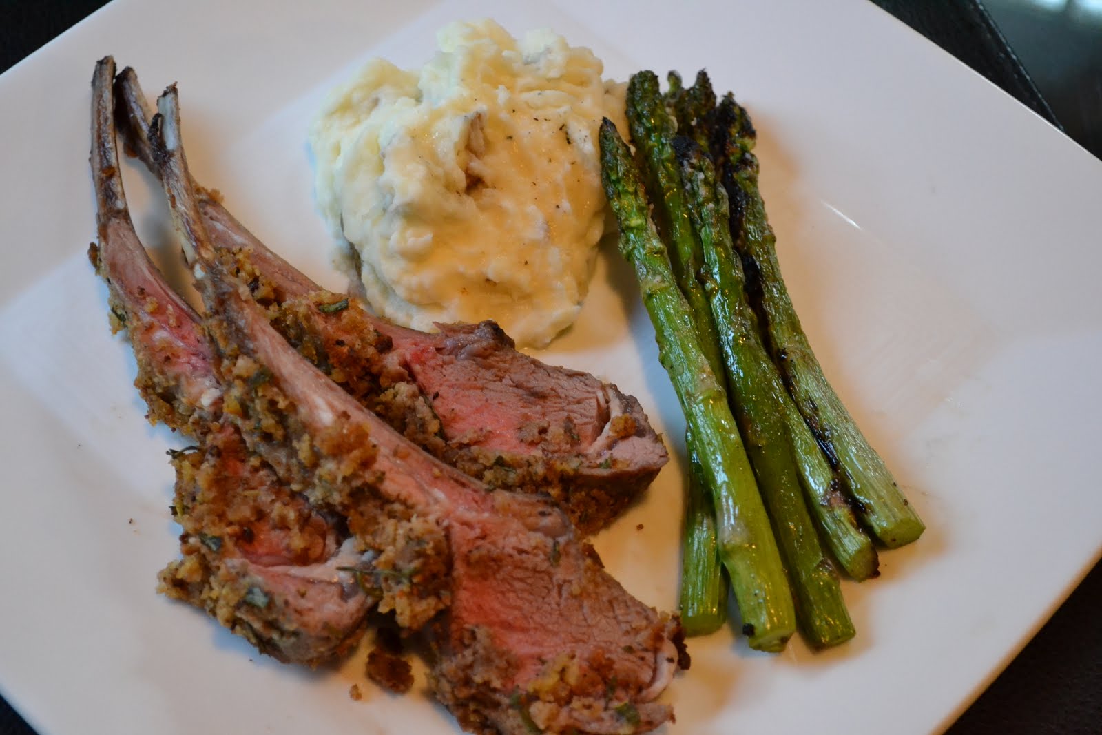 Real Food Daily: Roasted Rack of Lamb