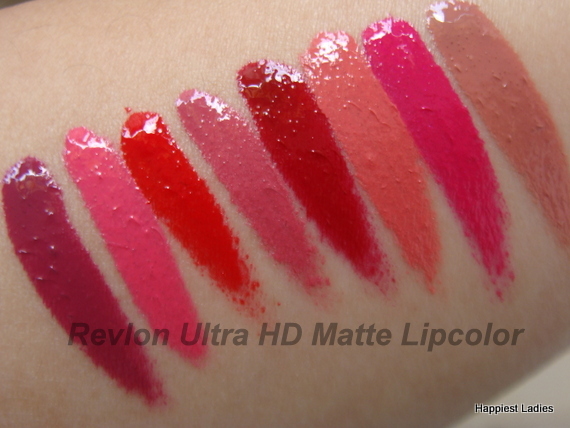Revlon Ultra HD Matte Lipcolor Swatches, Price & Photos - Happiest Ladies