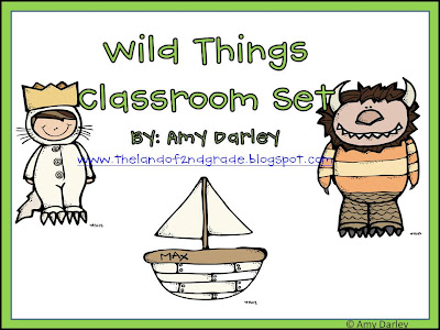 Wild Thing Classroom Set and a GIVEAWAY! ~ The Land of 2nd Grade