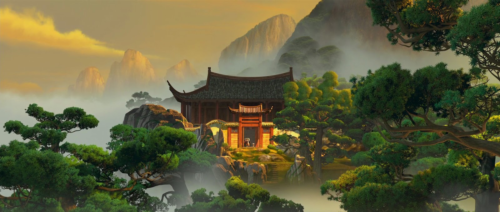 The Karate Kid Blog: Kung Fu Panda training hall