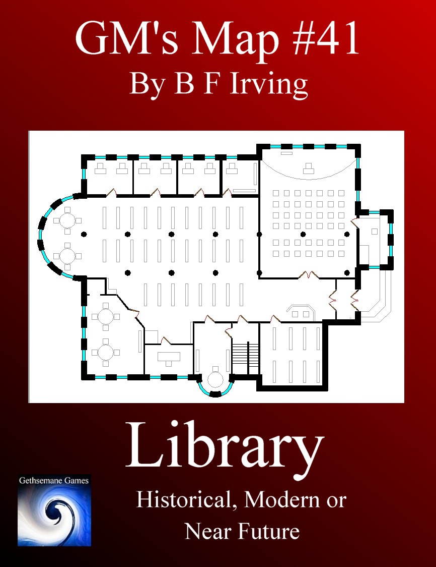 Whispers from the Other-Verse: The Library! GMs map #41 out now!