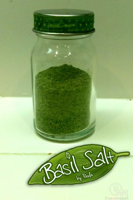 Swiss Army Artist: Basil Salt recipe
