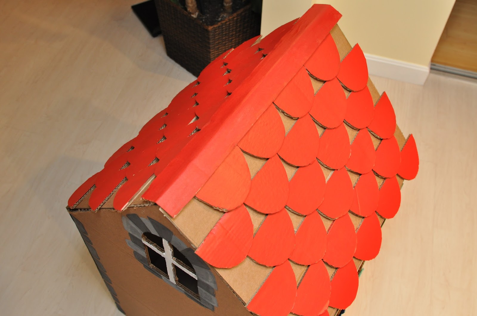 Creative Projects for Kids: Cardboard House