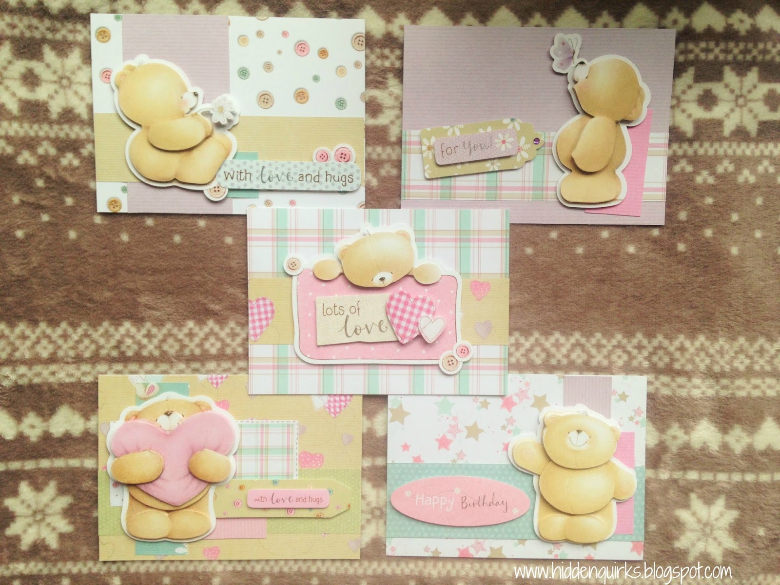 Hidden Quirks: Docrafts | Kraft Notes Cards