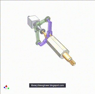 Universal joint 5 || Ideamechanism || Download free 3D cad model #100044