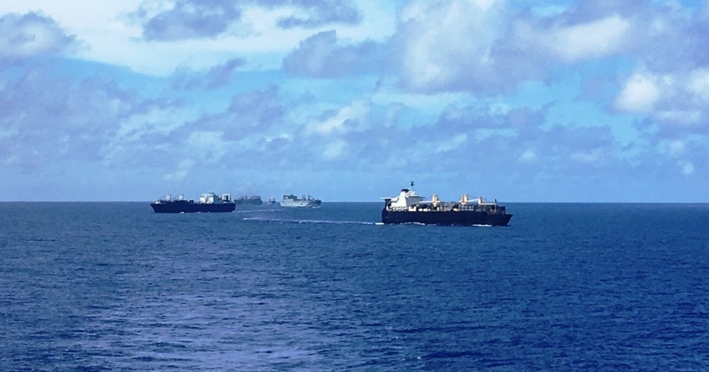 SNAFU!: Connecting the dots. Prepositioning Ships conduct group sail ...