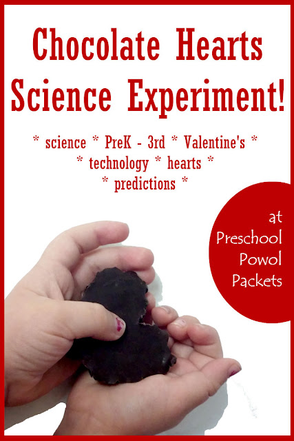 Chocolate Hearts Science Experiment: Forms of Energy! | Preschool Powol ...