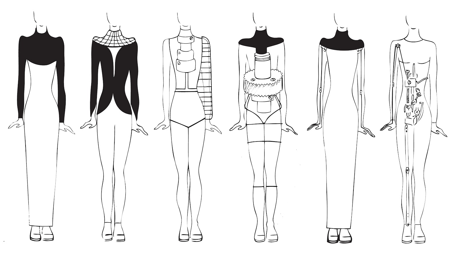 fashion studio: final line up from assignment one