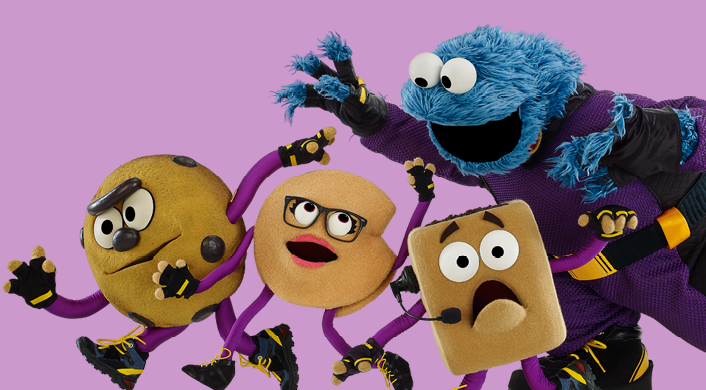 Paws As Hands: SESAME STREET _ Smart Cookies