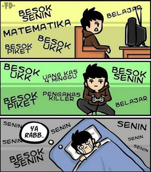 Kumpulan Gambar Meme Besok Hari Senin - Gambar Lucu Terbaru