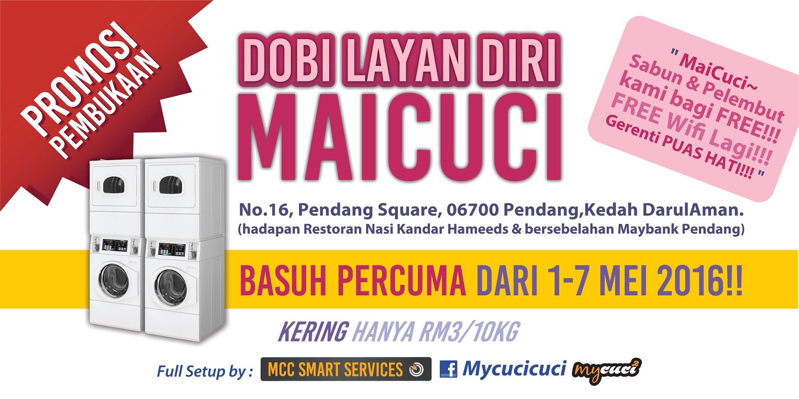 PAKAR PEMASANGAN DOBI LAYAN DIRI MCC SMART SERVICES: PEMASANGAN DOBI ...