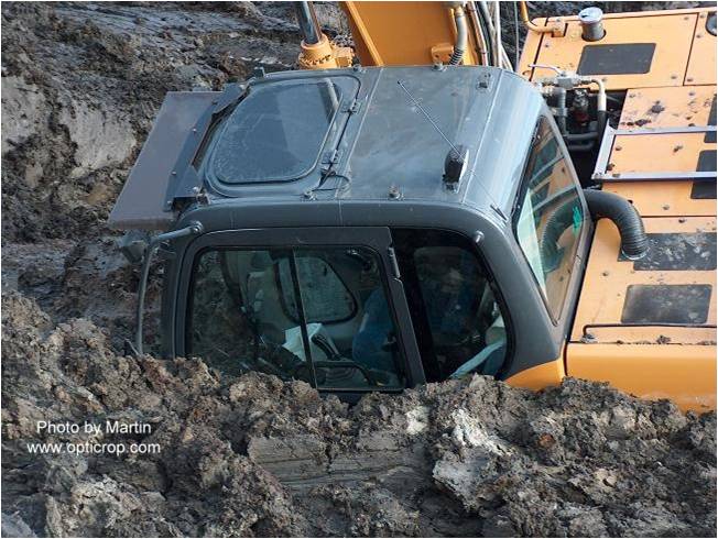 Industry Mayhem: Bogged Excavator