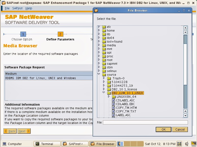 SAP Installation in Linux Step-by-step (Part 3)