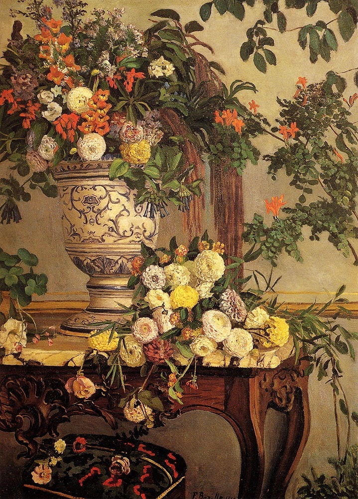FRENCH PAINTERS: Frederic BAZILLE Flowers