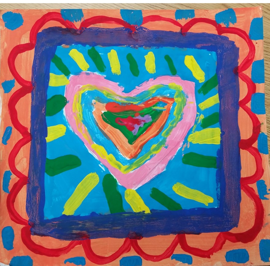 Valentine's Day Art Project & A Freebie - Second Grade Teaching Blog