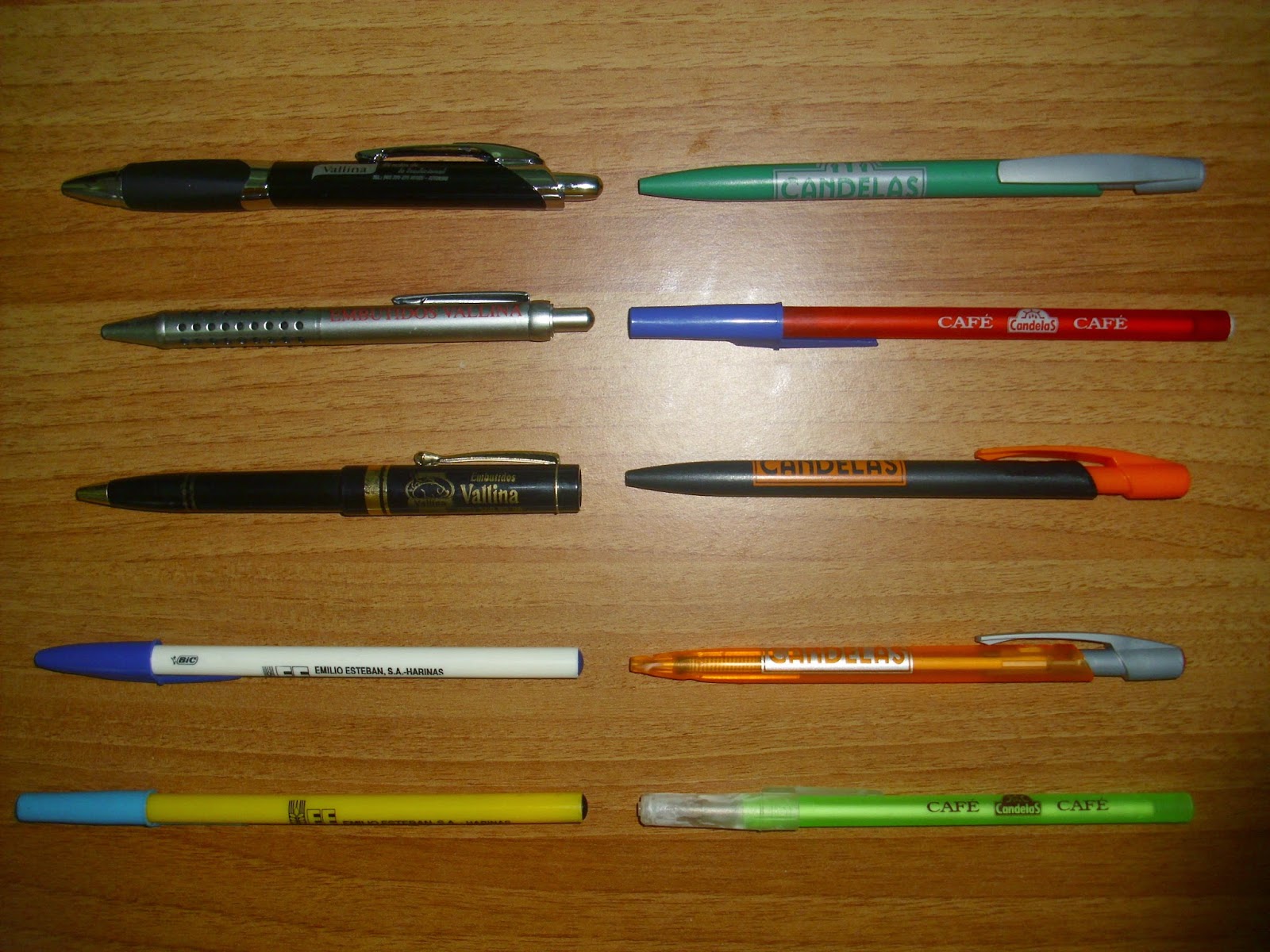 Alimentación ~ Bolígrafos de Juan Carlos