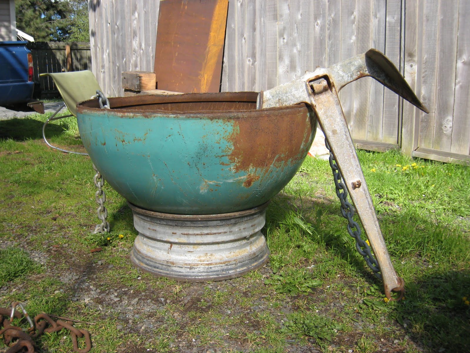 AKA daREMAKER: "HALF PIT" & "SUNK" In the series of Fire Pits.