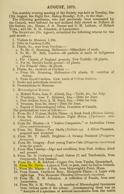 Thomas J. Nevin | Tasmanian Photographer: John Nevin senior's land ...