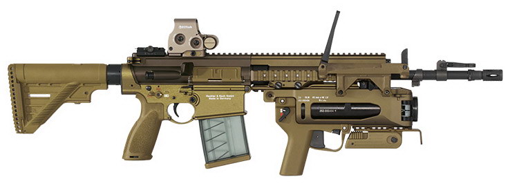 VEICULOS E ARMAMENTOS MILITARES: HECKLER & KOCH HK-416/ 417