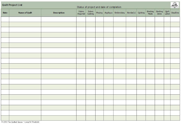 Linda Thielfoldt ~The Quilted Goose: February 2019