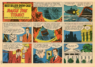 Clive Cussler Book Collecting: Raise the Titanic "TRIB" Comic Strip