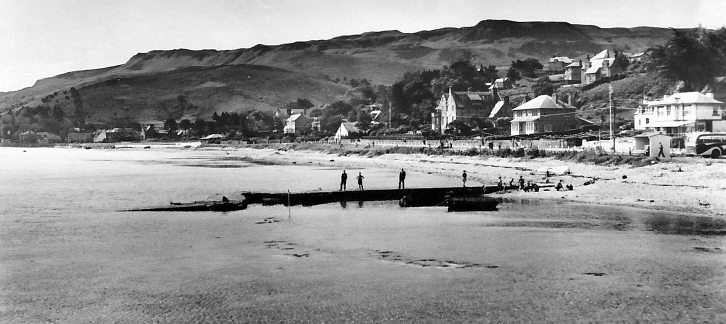 Tour Scotland: Old Photograph Beach Whiting Bay Isle Of Arran Scotland